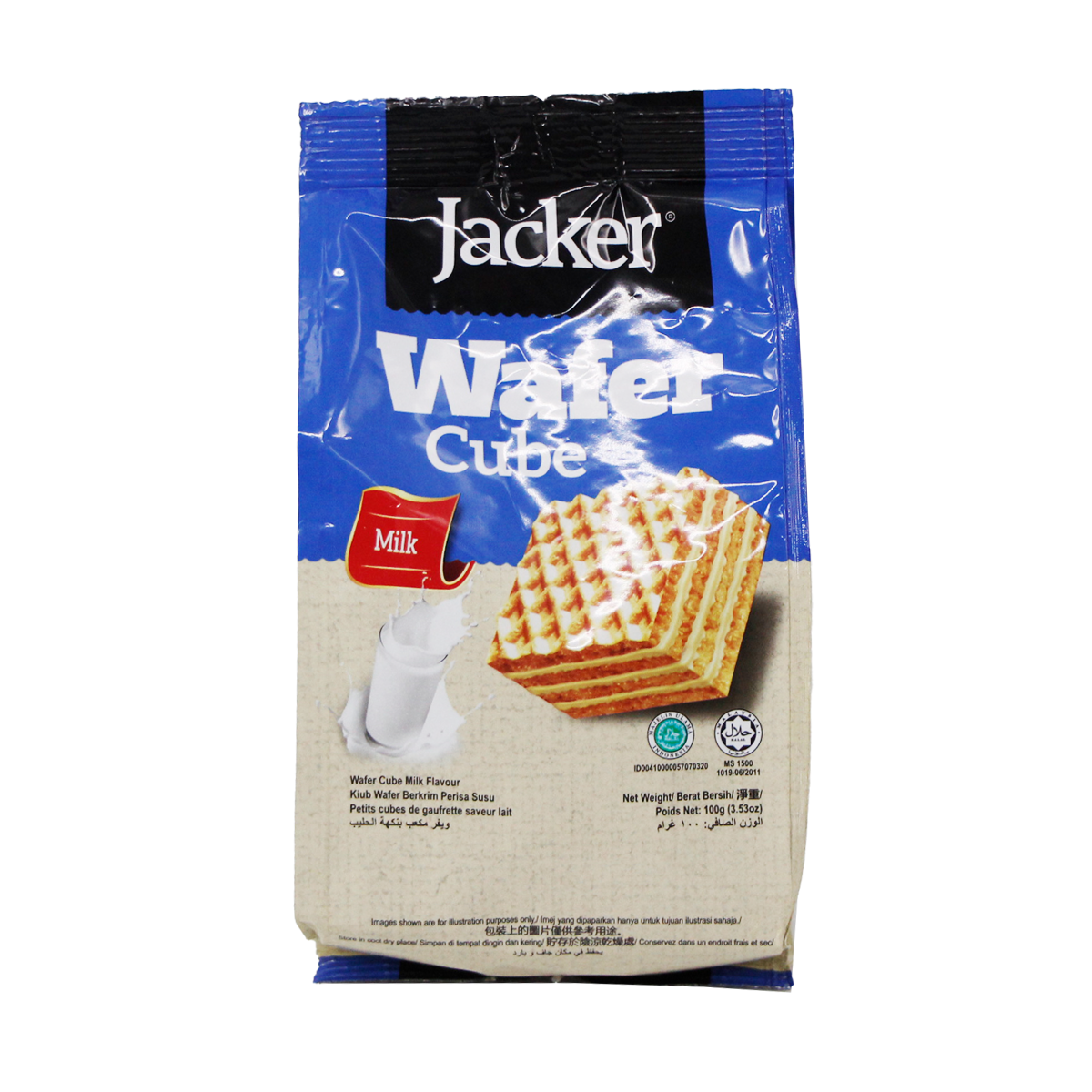 Jacker Milk Wafer 100g
